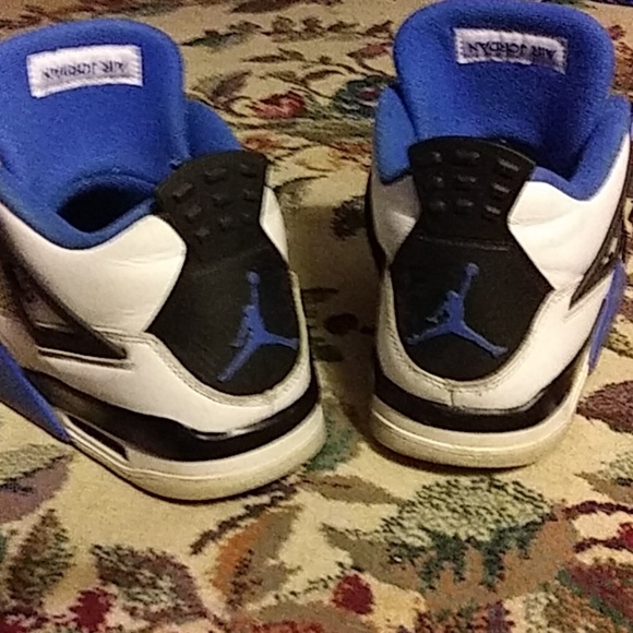Nike | Shoes | Jordan Flight Retro Iv Motosport Bluewhite | Poshmark